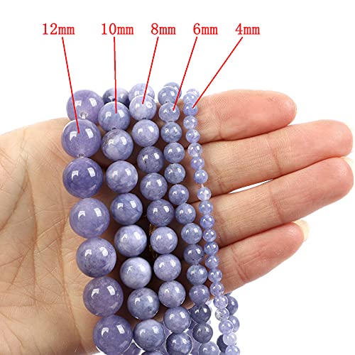 YU Natural Stone Beads Navy Tiger Eye Stone Loose Beads for Jewelry Making Needlework DIY Bracelet Strand 4-12 MM T715 (Color : H7202, Item Diameter : 4mm About 92 pcs)