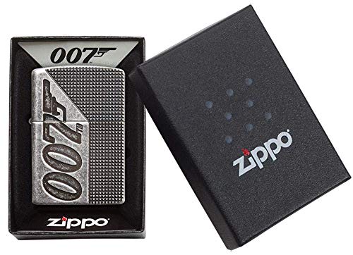 Zippo Armor James Bond 007 Black Ice Lighter