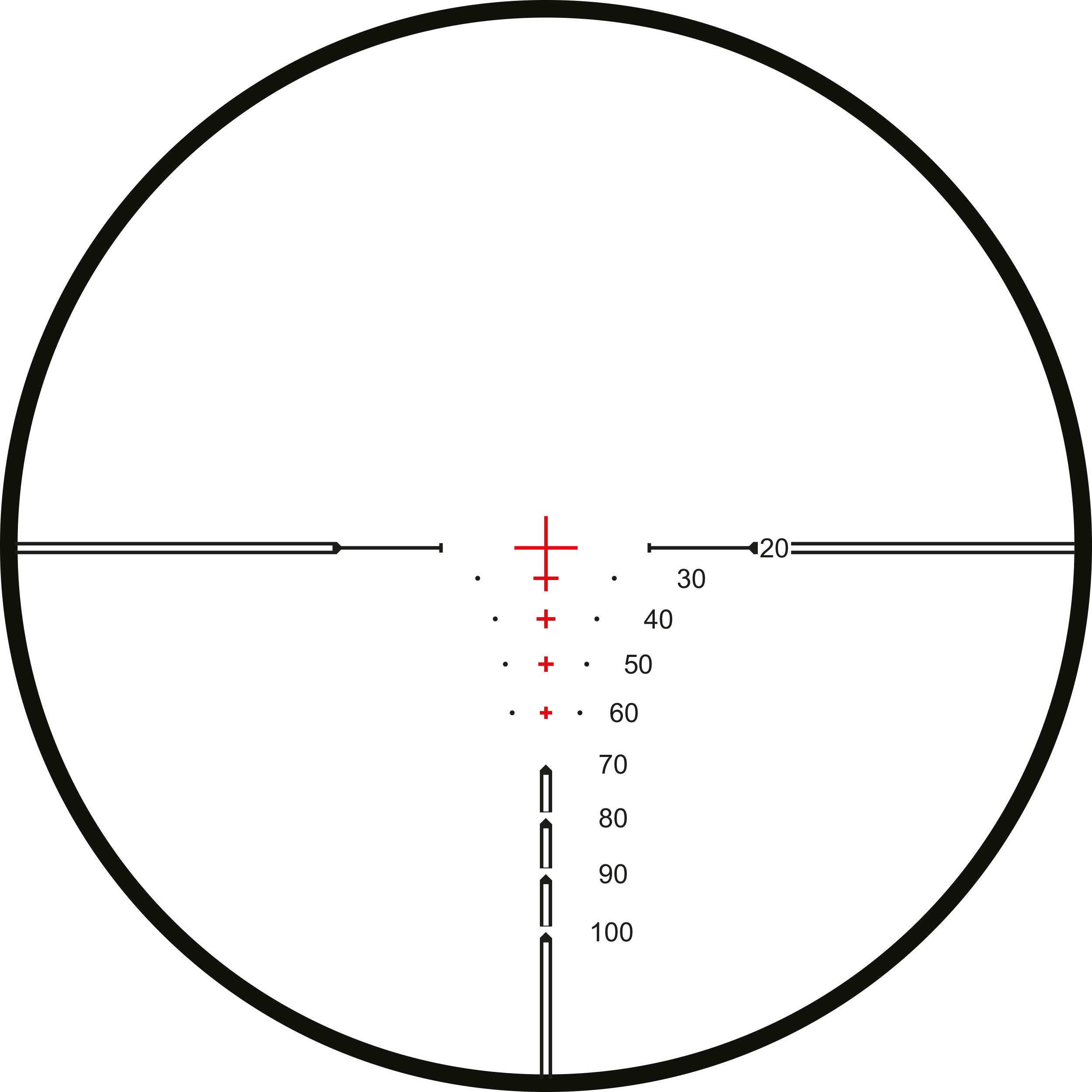 XB30 Pro Crossbow Scope 1-5x24 IR, 30mm, Pro SR 450fps