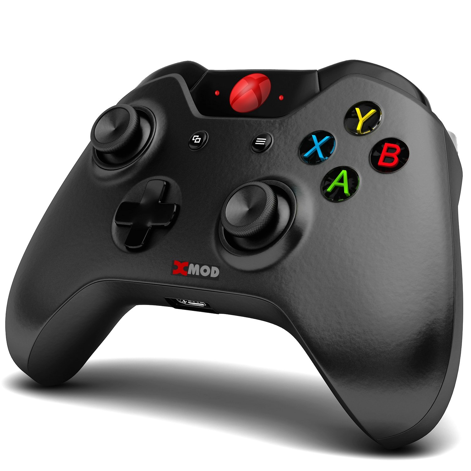 XMOD 100 Modes for Xbox ONE S MODDED Controller, Black Shell, RED LED, Elite PRO Tournament MOD, Call of Duty, 100 Modes