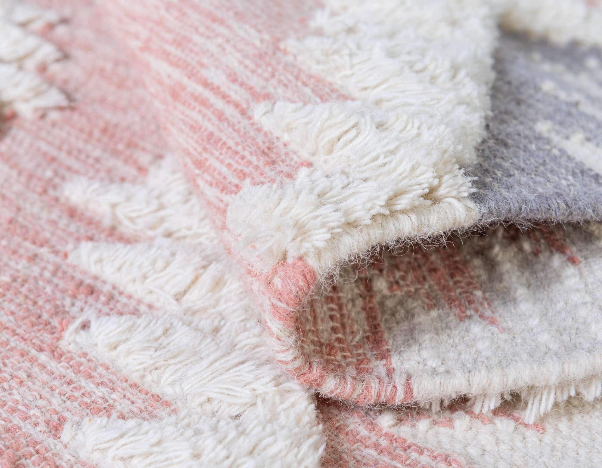 Unique Loom Mesa Collection Area Rug - Papago (8' x 11' Rectangle, Pink/ Cream)