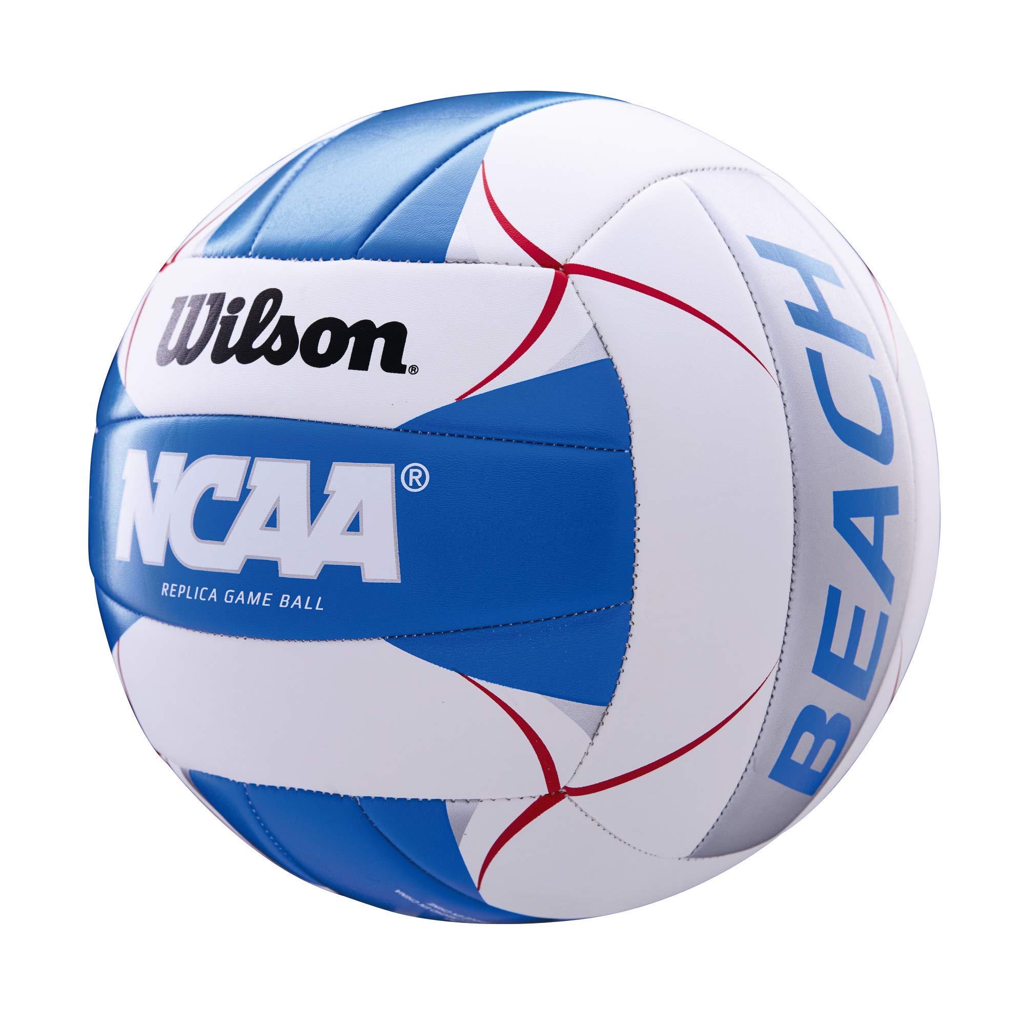 Wilson NCAA Beach Replica Game Volleyball - Blue/White/Silver (WTH5110ID)