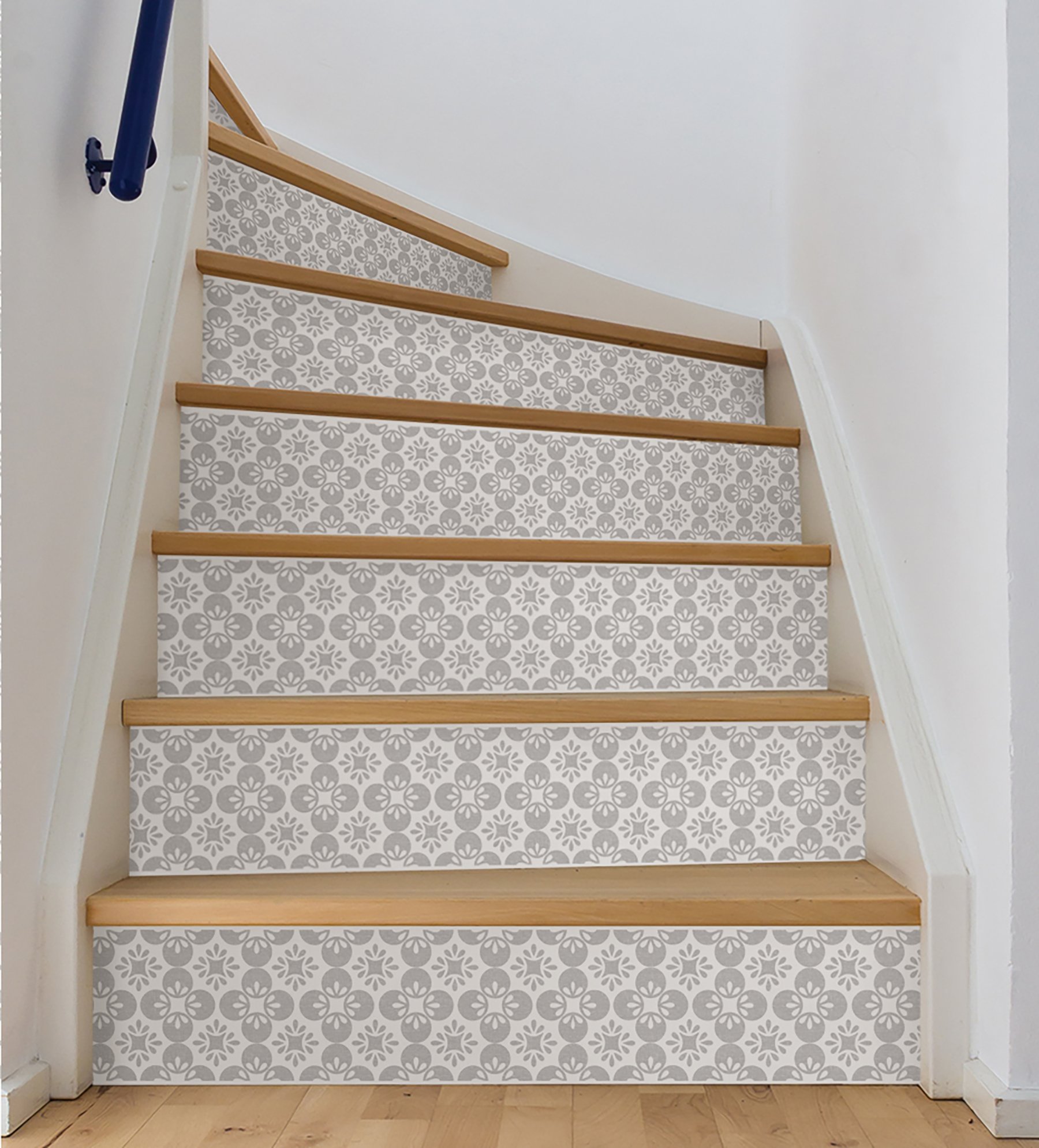 Wall Pops WPSS1986 Scandia Stair Stripe Decal, Neutral