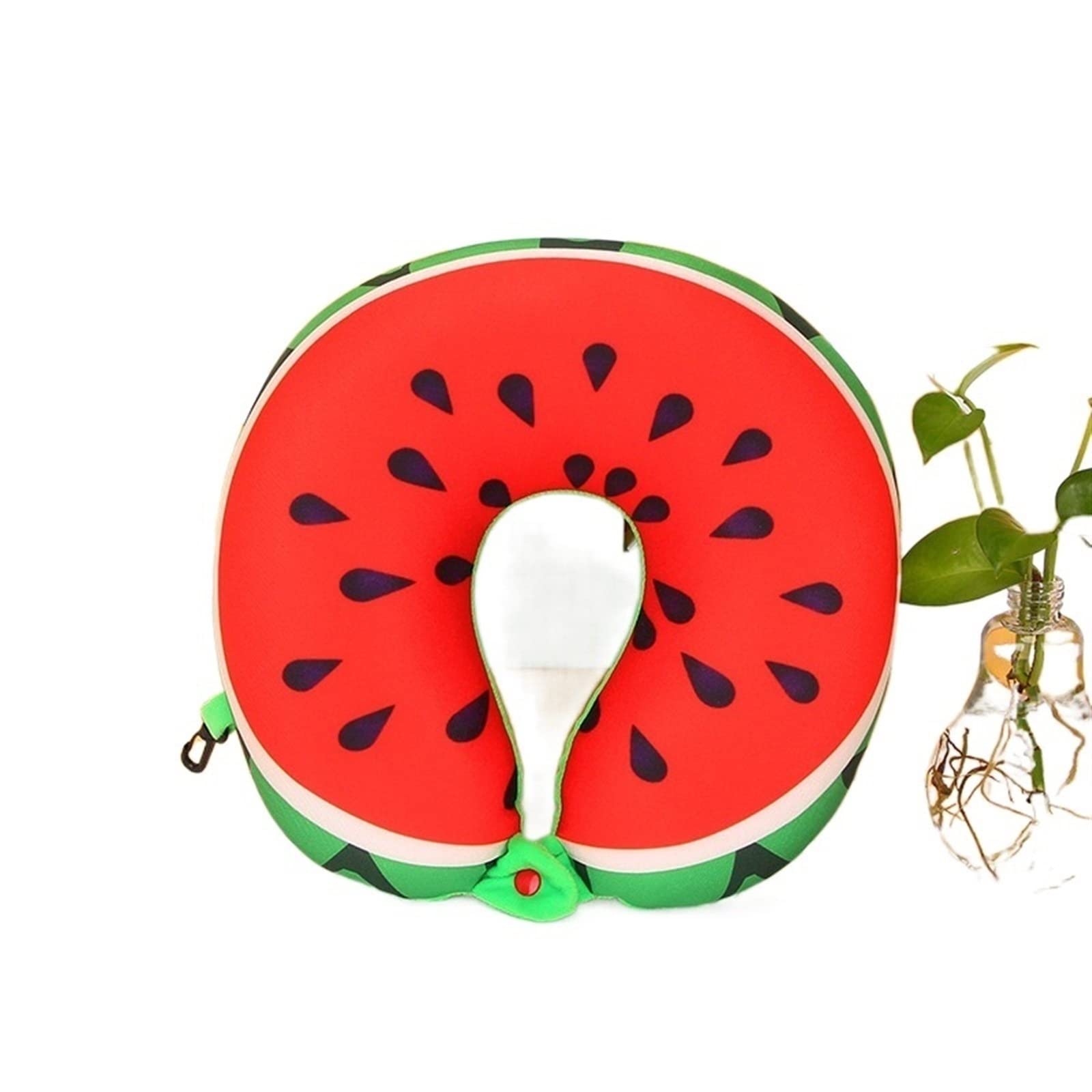 ZIFARM Bed Pillows, Fruits U Shaped Pillow Cushion Nanoparticles Neck Pillow Travel Pillow Travel Pillow