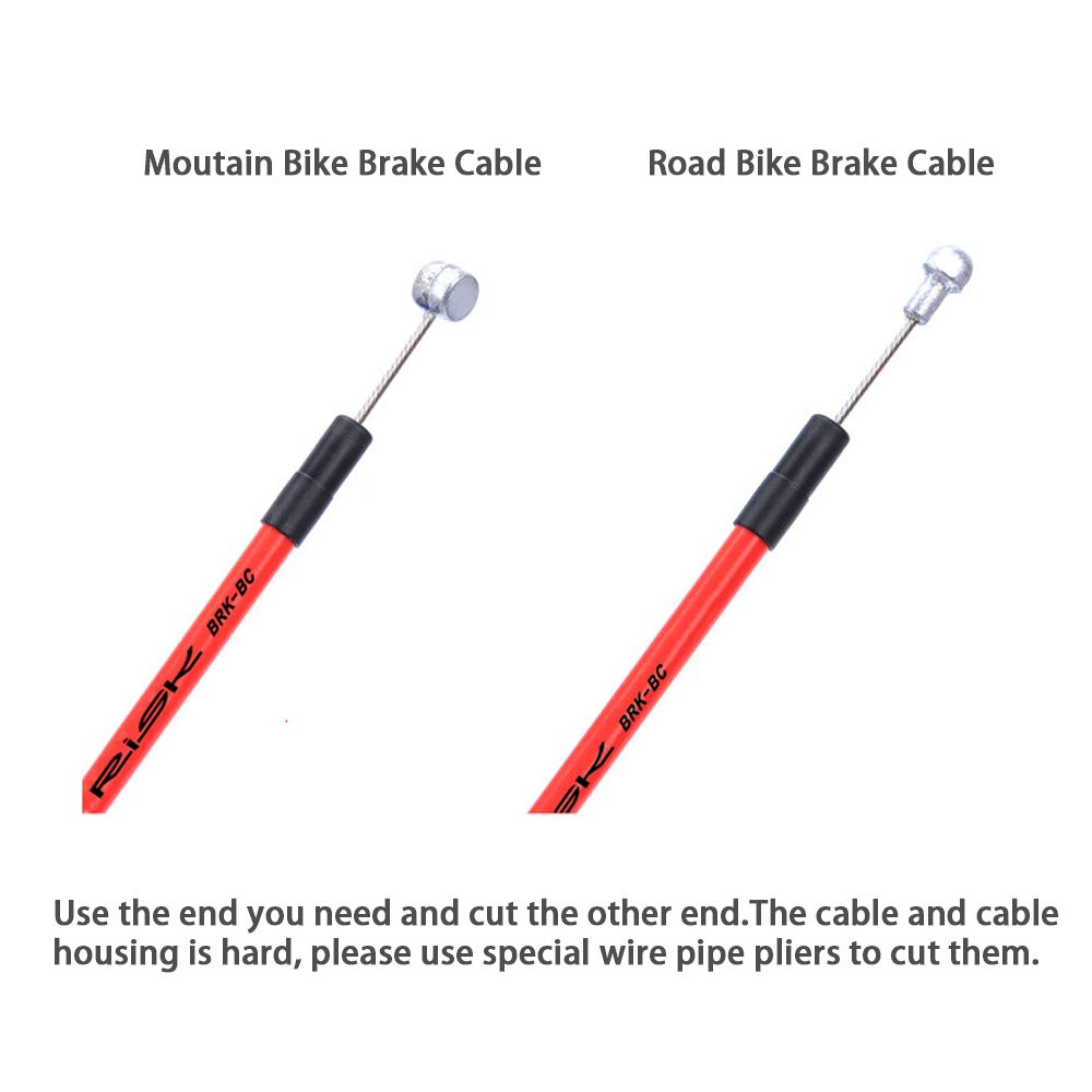 Wolfride Bicycle Cables and Housing Set Bike Cable Kit for Road Bike Mountain Bike