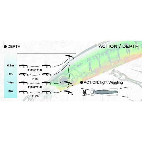 Yo-Zuri Crystal 3D Minnow Floating Lure, Blue Silver, 3-1/2-Inch