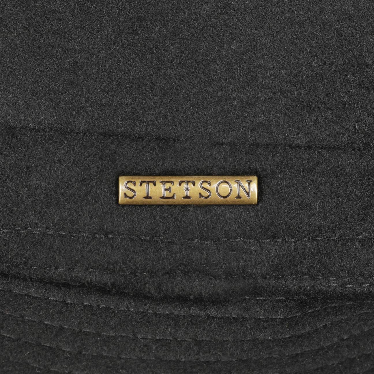 Stetson Benavides Trilby Wool Hat Women/Men Black 7 1/4