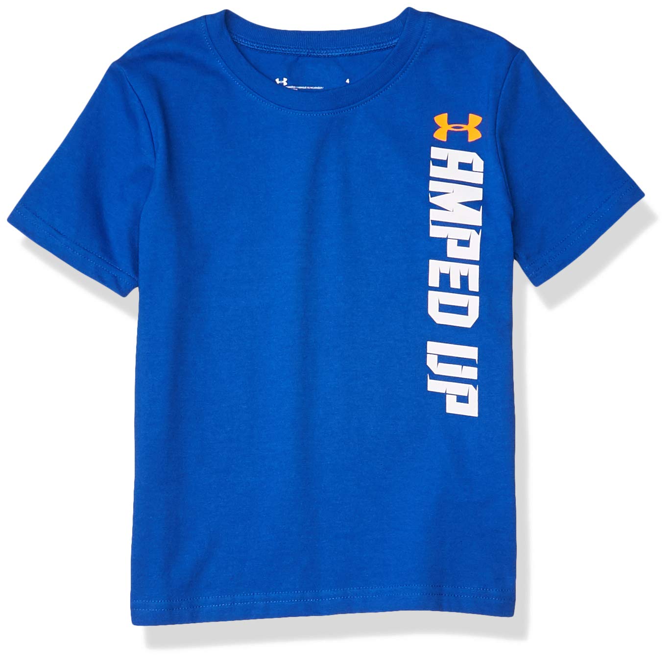 Under Armour Toddler Boy's UA Amped UP SS Shirt, Versa Blue, 2T
