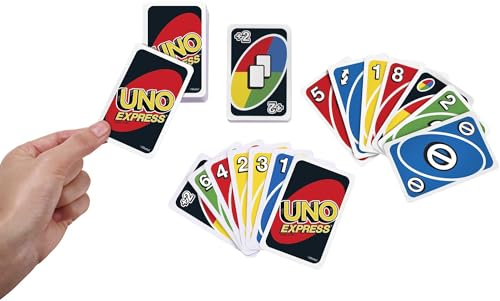 UNO - Classic Colour & Number Matching Card Game - 112 Cards - Customizable & Erasable Wild - Special Action Cards Included - Gift for Kids 7+, W2087