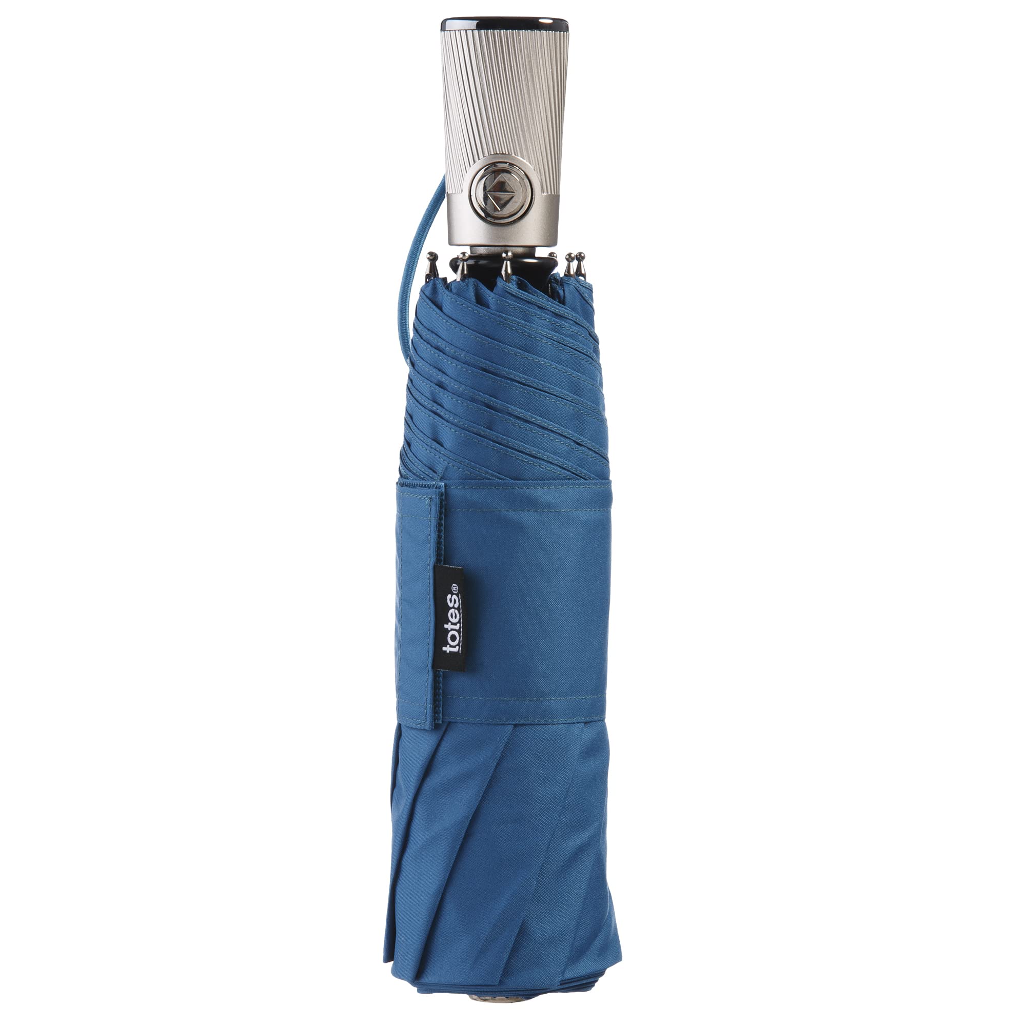 totes Titan Portable Travel Umbrella β Windproof, Waterproof, Strong, Compact Umbrella β Perfect for the Car, Backpack, and On-the-Go