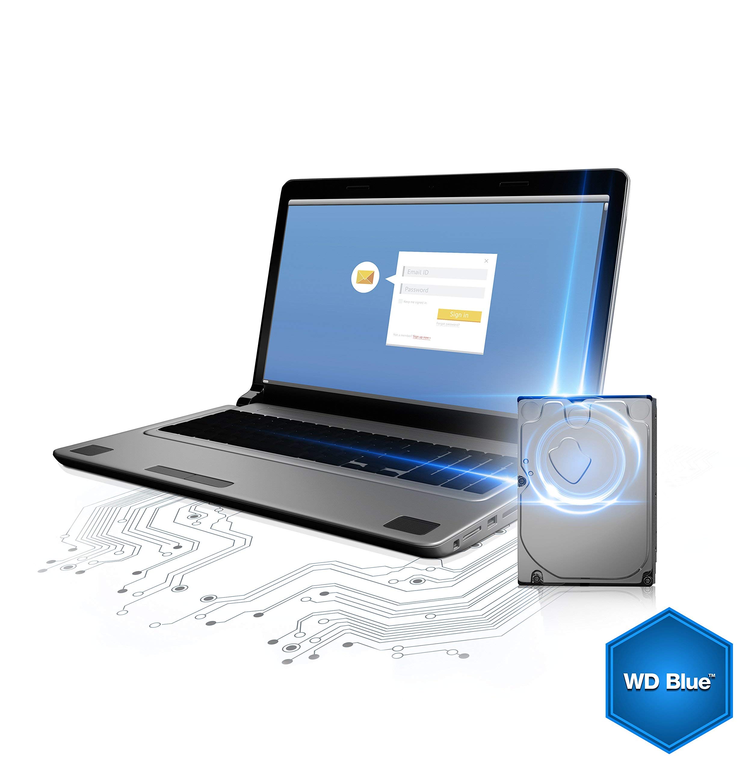 Western Digital Blue WD10EZEX 1TB 3.5 inches SATA 7200RPM 64MB Hard Drive Internal (Renewed)