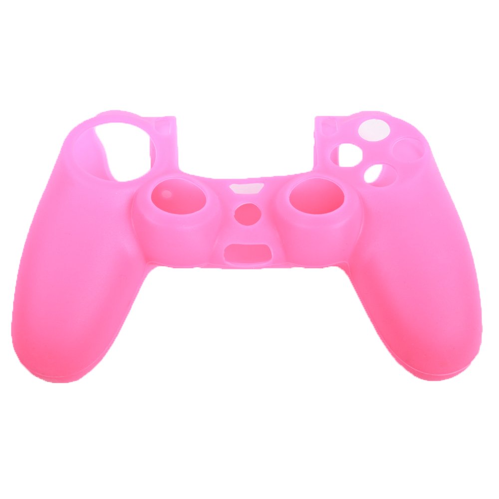 YTTL® 3 Pack Glow in Dark PlayStation 4 Controller PlayStation 4 Gamepads PS4 Controller Glow-in-the-Dark Silicone Protective Skin Case Cover Sony PS4--Blue/Green/Pink