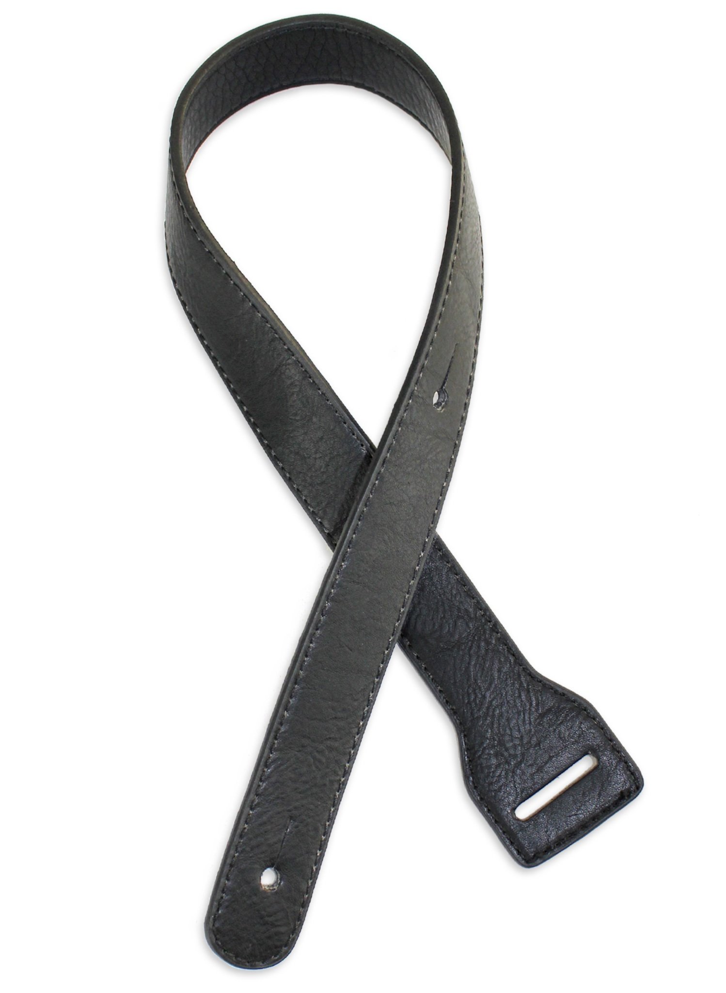 Walker & Williams XL-60 Black Guitar Strap Extender Lengthens W&W Straps Up To 60" For Acoustic, Electric, And Bass Guitar Straps