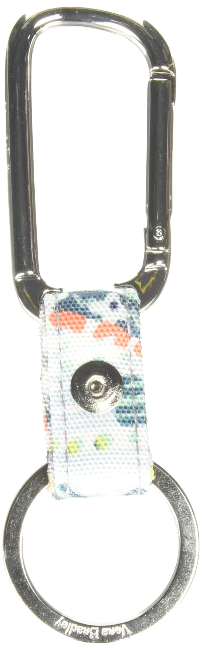 Vera Bradley Women's Recycled Lighten Up Reactive Keychain, Sunlit Garden, One Size
