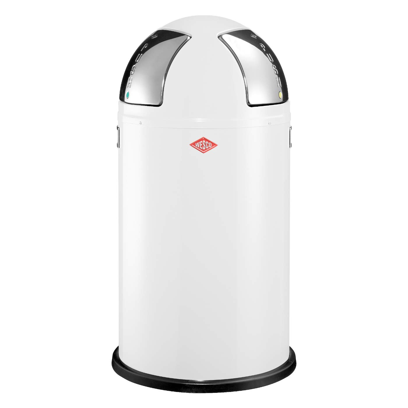 WESCO Push Two 175861-01 Double Push Bin & Metal Liner 13.2 gal (50 L)