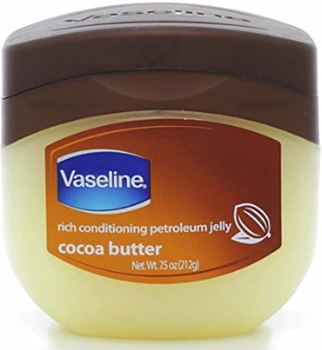 Vaseline Rich Conditioning Petroleum Jelly, Cocoa Butter 7.5 Oz,Pack of 7
