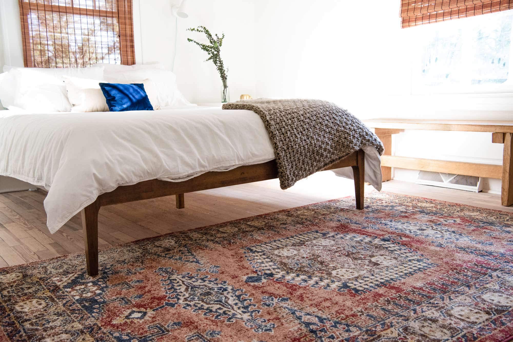 Unique Loom Utopia Collection Area Rug - Larissa (3' 3" x 5' 3" Rectangle, Terracotta/ Blue)