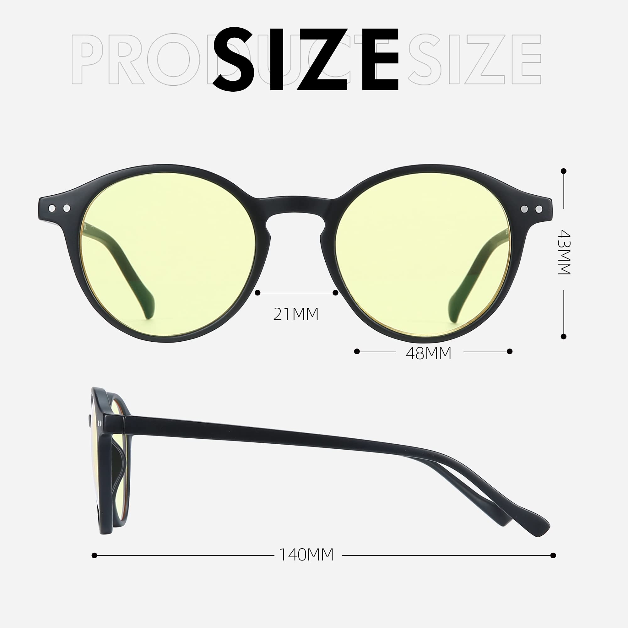 ZENOTTIC Night Driving Glasses Polarized Night Vision Sunglasses Anti Glare Rainy Safe Hd Outdoor Eyewear For Men Women
