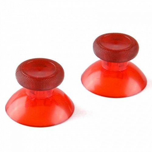 Vivi Audio 2 Analog Thumbstick Thumb sticks for Xbox One 1 Controller Color Transparent Red
