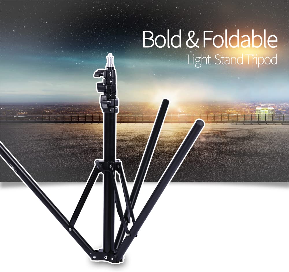 Webcam Tripod Compatible with Logitech Webcam C920s StreamCam Brio C922 C930 C925e C615, 63 inches Aluminum Tripod Stand, Black