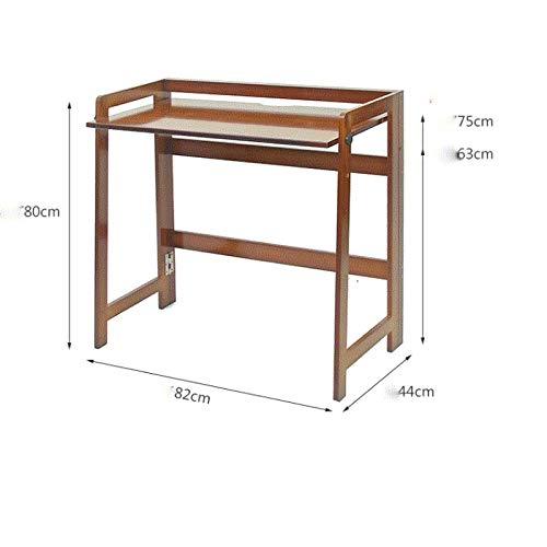 YLYAJY Industrial Computer Desk with Bookshelf, Office Desk, Writing Desk, Wood and Metal Frame, Industrial Style, Study Tabl