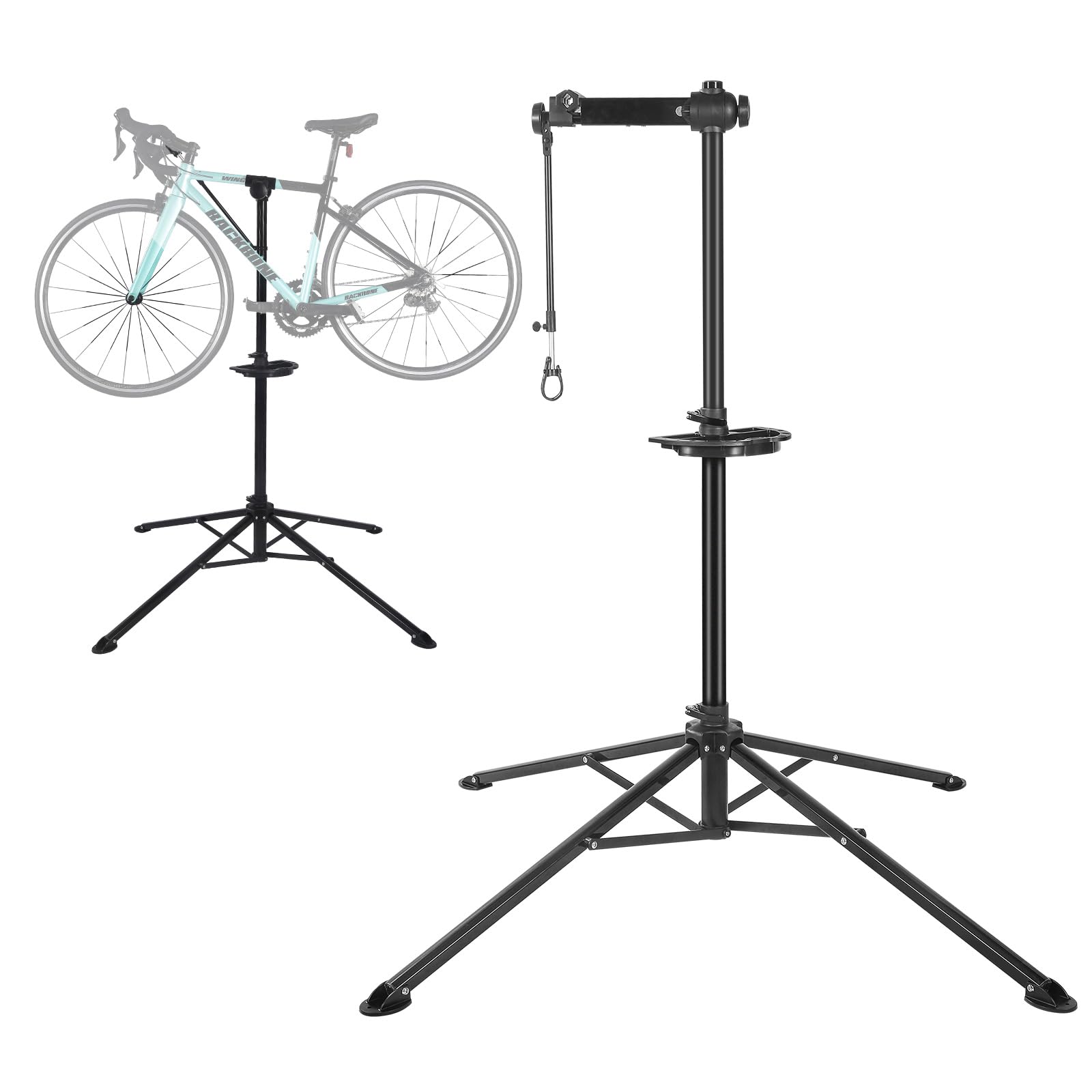 UNISKY Bike Repair Stand for Maintenance Height Adjustable Rack with Quick Release Bicycle Mechanics Maintenance Workstand