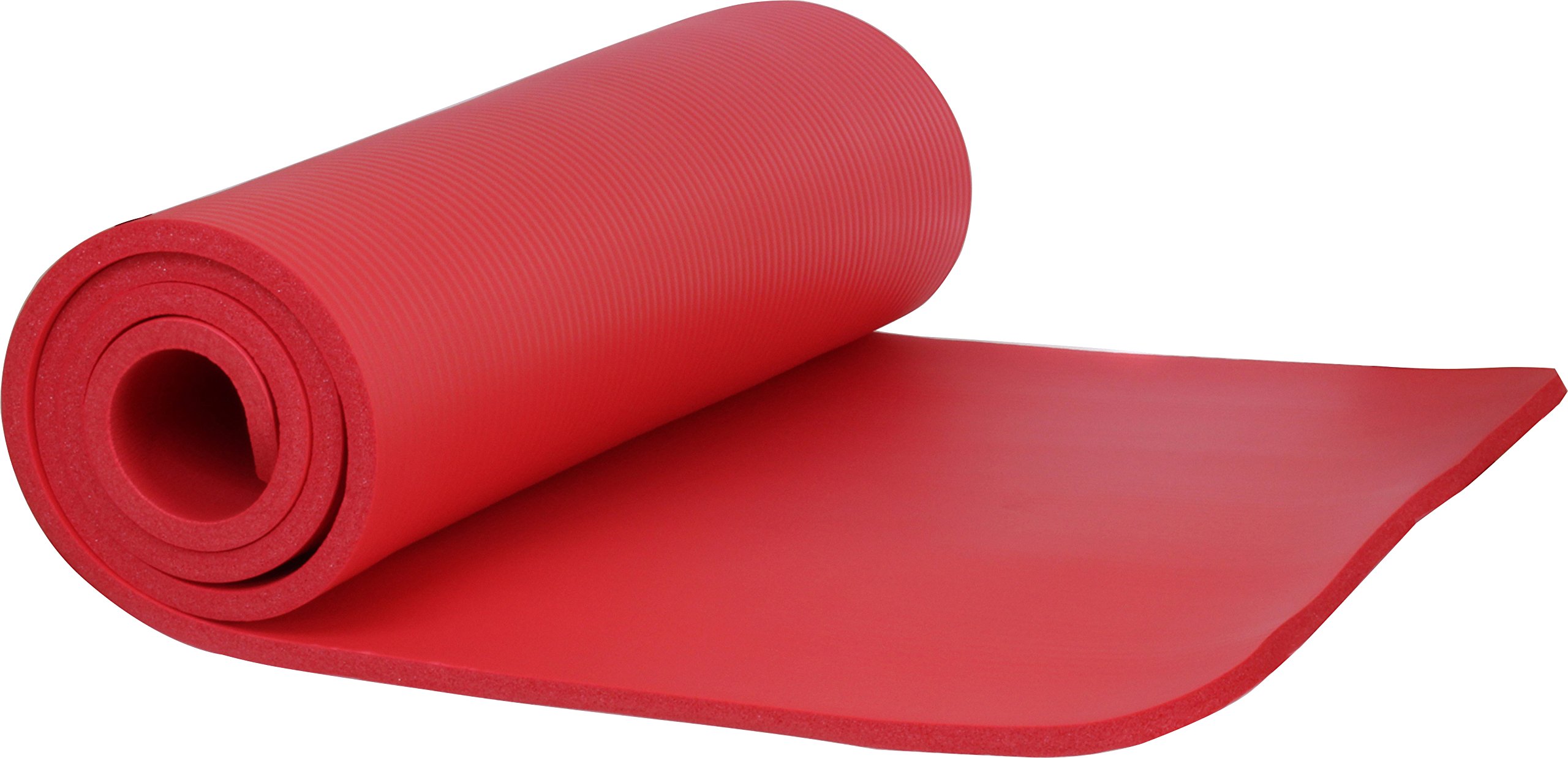 Yoga mat 72" X 24" - Extra Thick Exercise Mat - with Carrying Strap for Travel Yoga Mat - by Saganizer