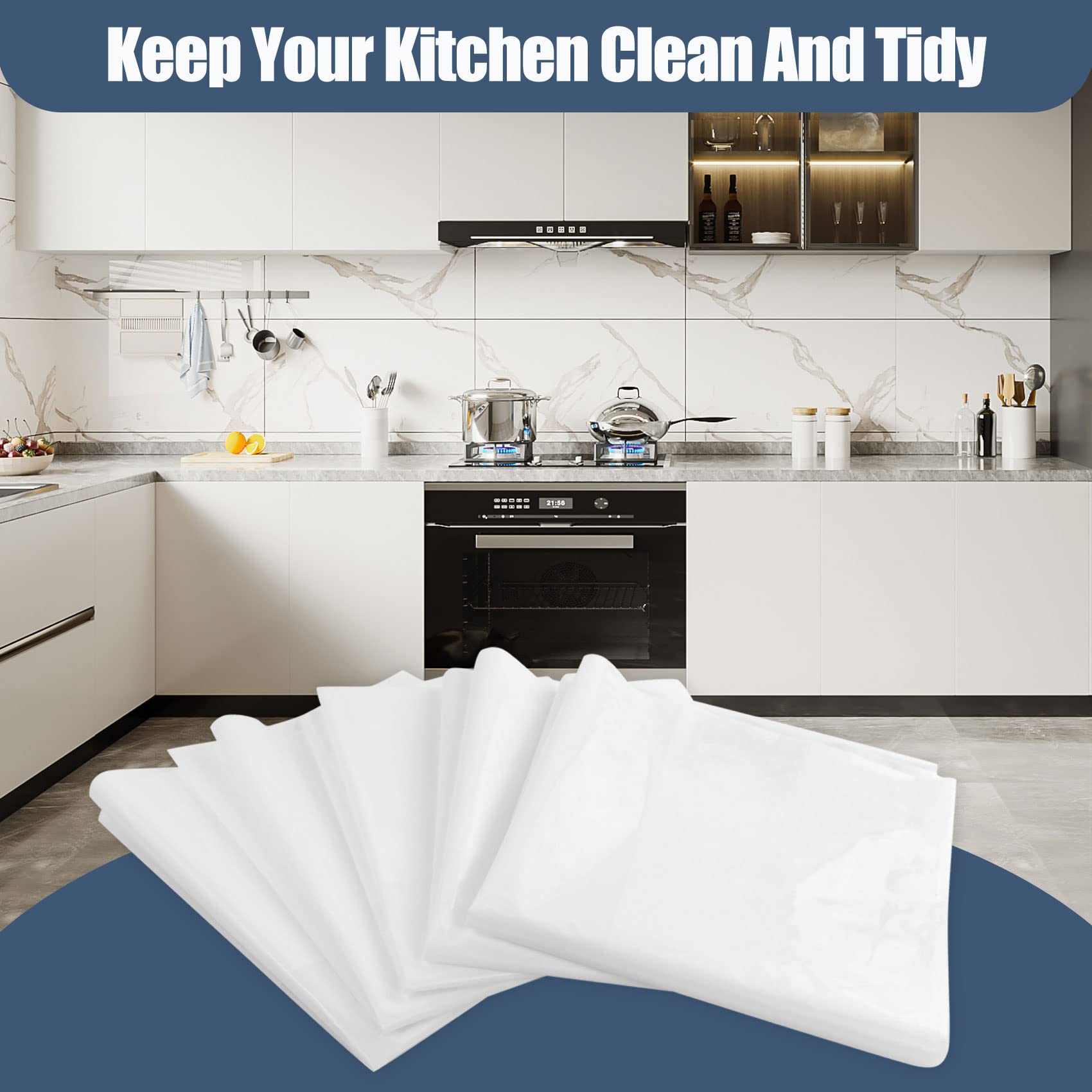 Upgraded 15-inch Heavy Duty Trash Compactor Bags, Compatible with Kenmore Compactor, Fits Kenmore and Other 15-inch Rectangular Drawer Compactors, pack of 60 Bags, White Plastic Trash Compactor Bags