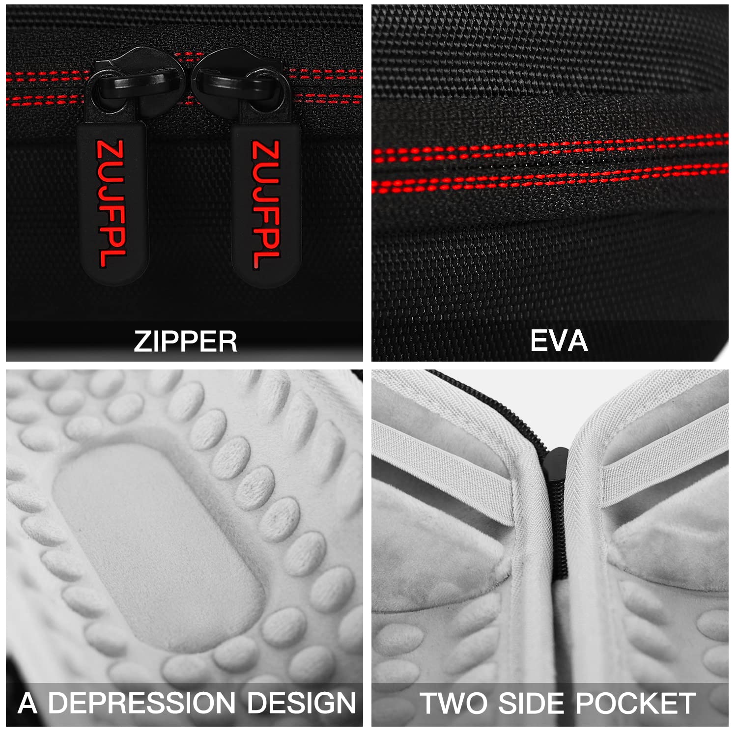 ZUJFPL EVA Hard Case for JBL Charge 5 / Charge 4 Bluetooth Portable Speaker,Fit for JBL Charge 4 / Charge 5 Premium Travel Protective Carrying Storage Bag