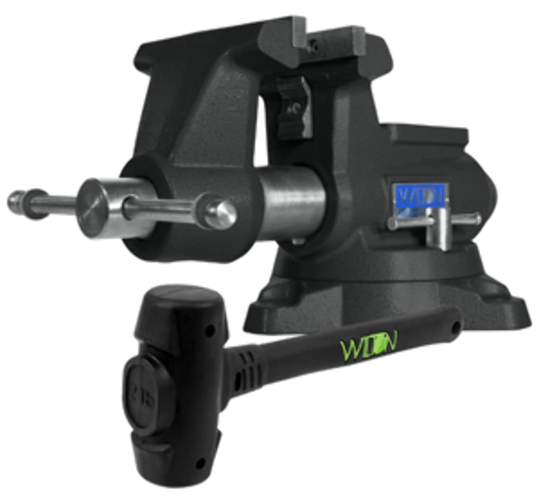 Wilton 28811DB Special Edition 855M Pro Vise and Hammer Kit In Black Finish