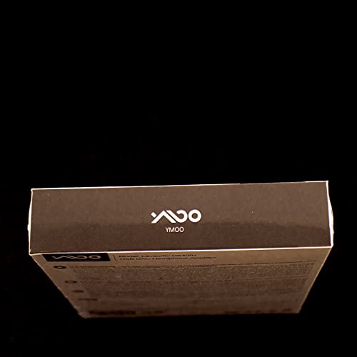 YMOO Portable Headphone Amp DAC, DSD512 and 768K/32Bit, 16Ω-600Ω/35mW/Hi-Res Hi-Fi Desktop DAC for PC Headphone Out/iPhone, 3.5mm/4.4 mm/Optical/Coaxial Output for Windows/Android/IOS/PS5/Home Audio