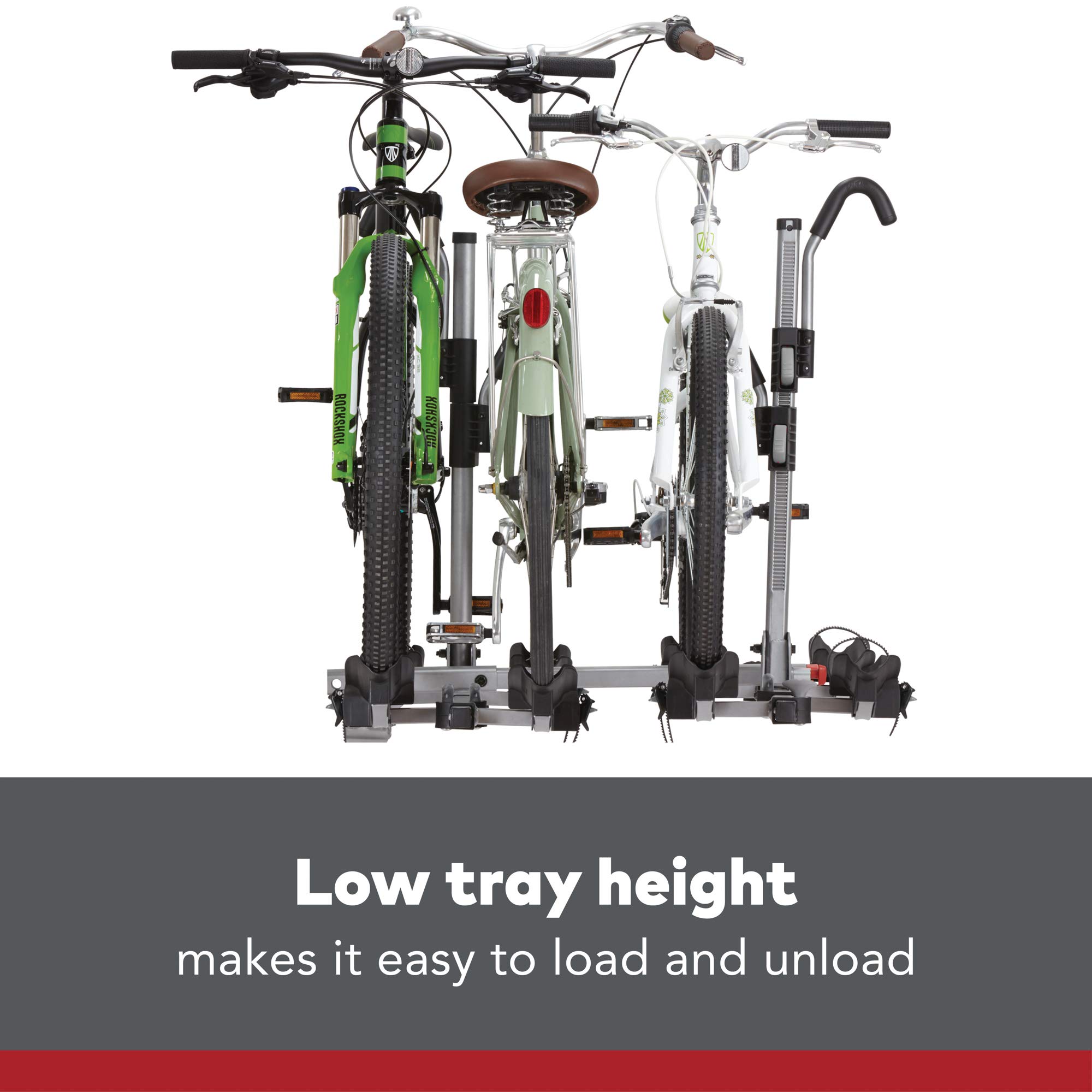 YAKIMA - FourTimer Hitch Mount Tray Bike Rack, 4 Bike Capacity