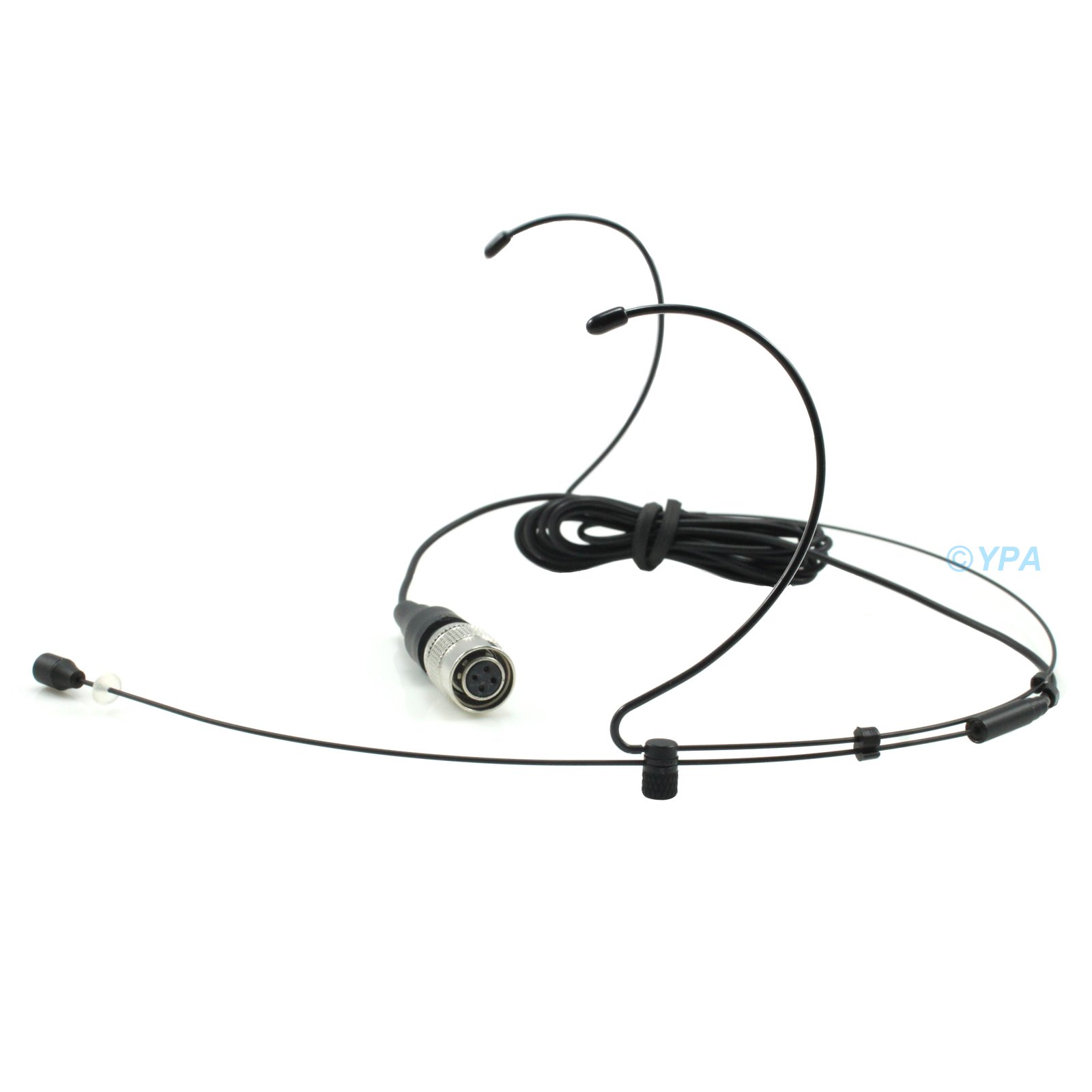 YPA MICROPHONES MM1-C4T Headset mic for AUDIO TECHNICA Wireless transmitters BLACK