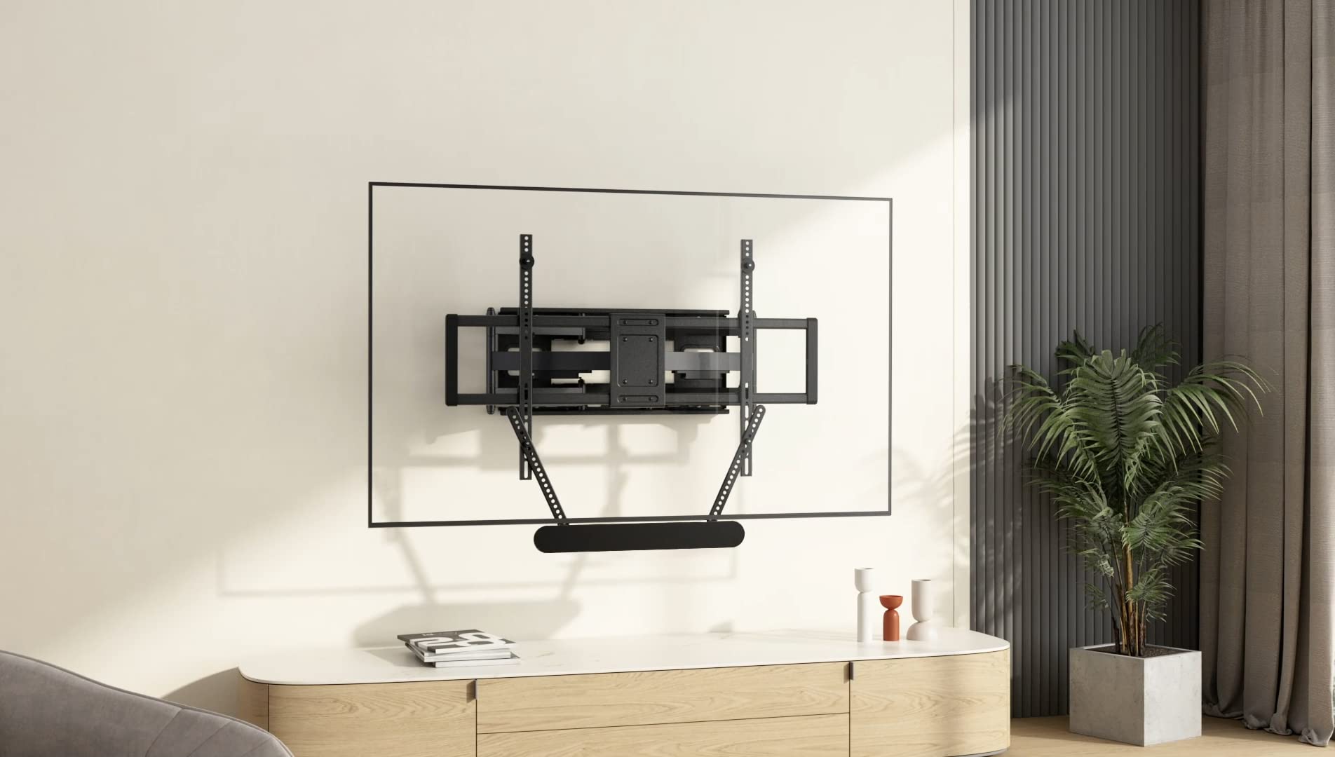 ynVISION.DESIGN TV Mount Bracket Compatible with Sonos Ray Soundbar - Mount Directly to Existing TV Mount (TV Mount Not Included)