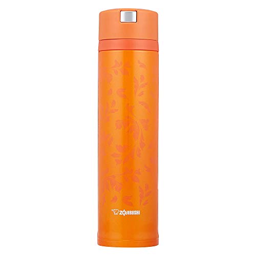 Zojirushi water bottle stainless steel mug 600ml Vivid Orange Quick & Easy open lock SM-XC60-DV