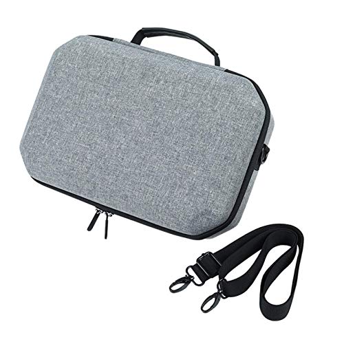 CALIDAKA VR Carrying Travel Case for Oculus Quest 2, Portable VR Gaming Storage Pouch, Shockproof VR Storage Bag with Adjustable Strap and Side Handle for VR Accessories Pouch Organizer