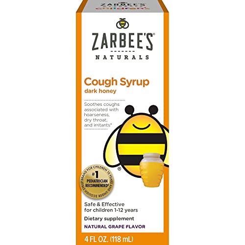 Zarbee's Naturals Children's Cough Syrup Grape Flavor - 4oz, Pack of 22