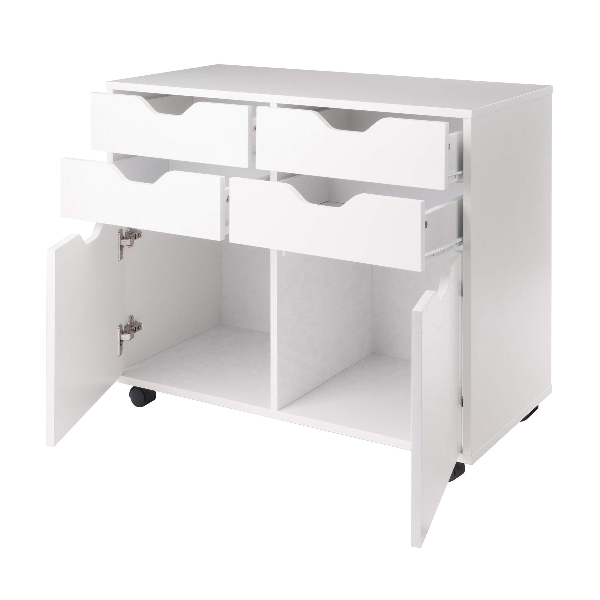 Winsome Wood Halifax Cabinet, 26 H, White & Halifax Cabinet, 26 H, White