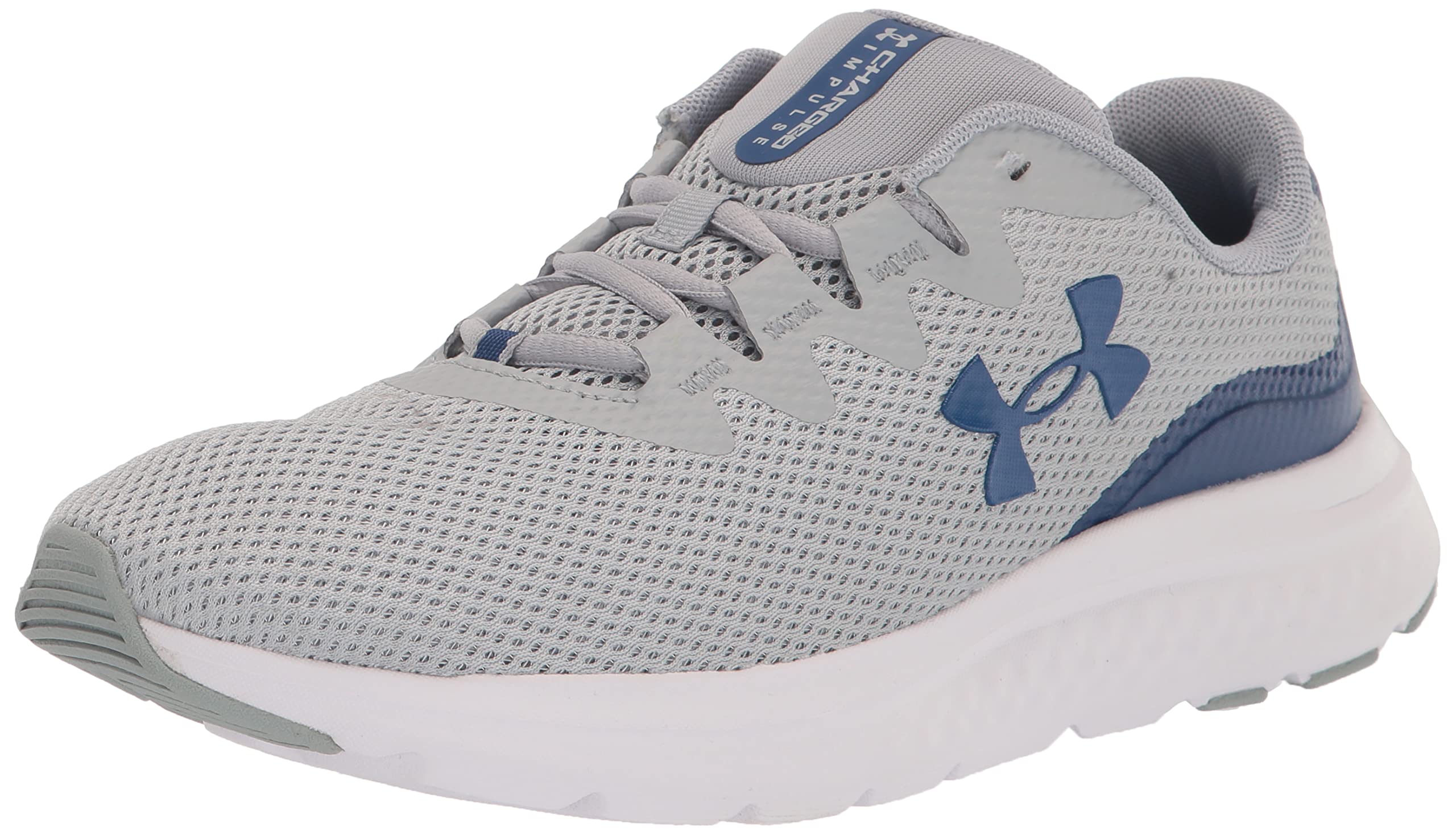 Under Armour Men's Charged Impulse 3 Running Shoe, (107) Mod Gray/Blue Mirage/Blue Mirage, 10.5, US