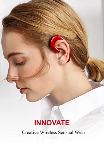 WiseBird Ear Hook Headphone Invisible Wearing Looking Crystal Clear Sound Earphone Speaker Light Comfortable No Pain with Long Wearing No Dropping While Excise Hand Free Safe Driving Call Talking