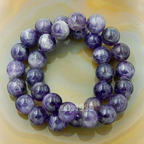 Wholesale Natural Gemstone Beads Stretch Bracelet Healing Reiki 4,6,8,10,12mm (8mm, Amethyst)