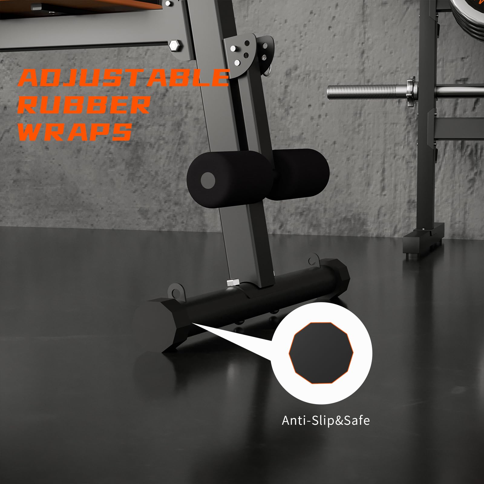 Weight Bench for Home Gym, Adjustable and Foldable Weight bench, Multi-purpose Workout Bench, Bench Press Sit up Incline Flat Decline all in 1, Stable Gym Bench for Full Body Exercise