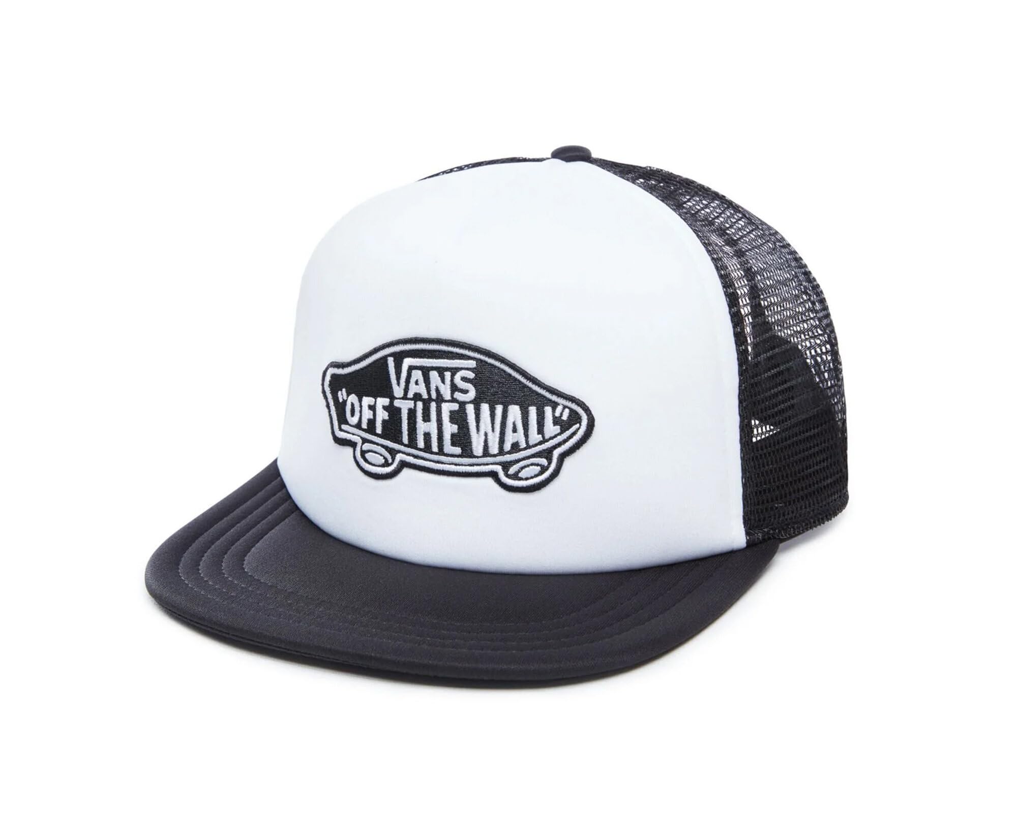 Vans Men's Classic Patch Trucker, White/Black, One Size