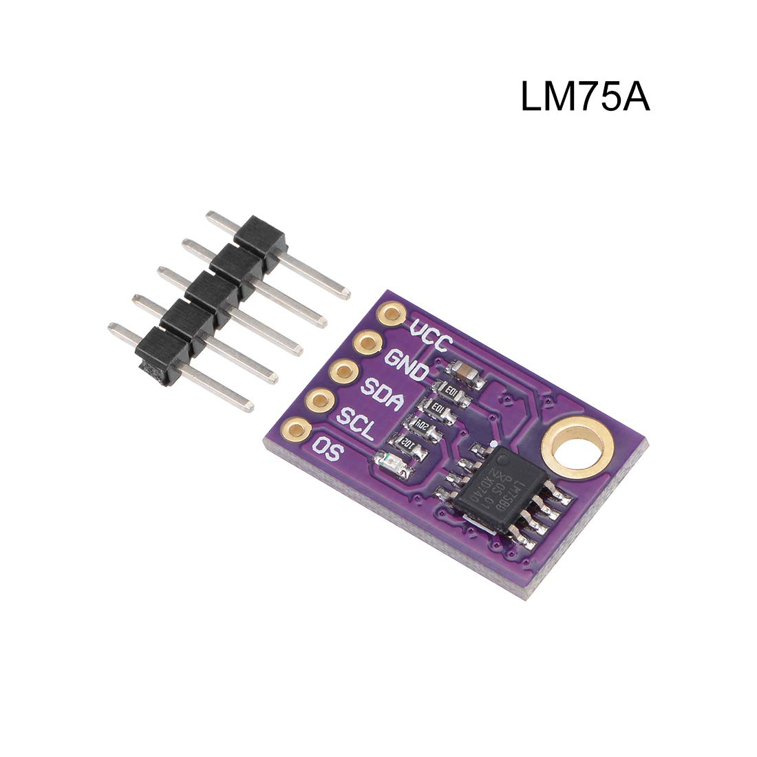 uxcell LM75A Temperature Sensor Module Digital Sensor with IIC I2c 2 Pcs