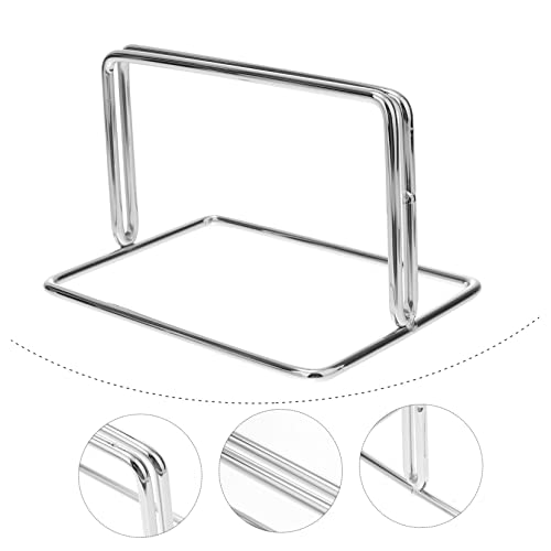 Yardenfun Baffle Bracket Clip on Desk Divider Metal Brackets Privacy Panel Bracket Desk Divider Screen Clamps Metal Partition Bracket Desktop Stainless Steel Office Mobile Stand It Can Move