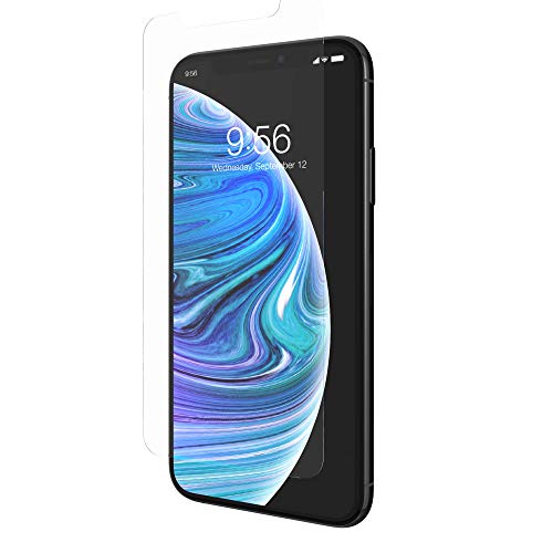 ZAGG InvisibleShield Glass+ Screen Protector β High-definition Tempered Glass for the Apple iPhone XS/ X β Impact & Scratch Protection