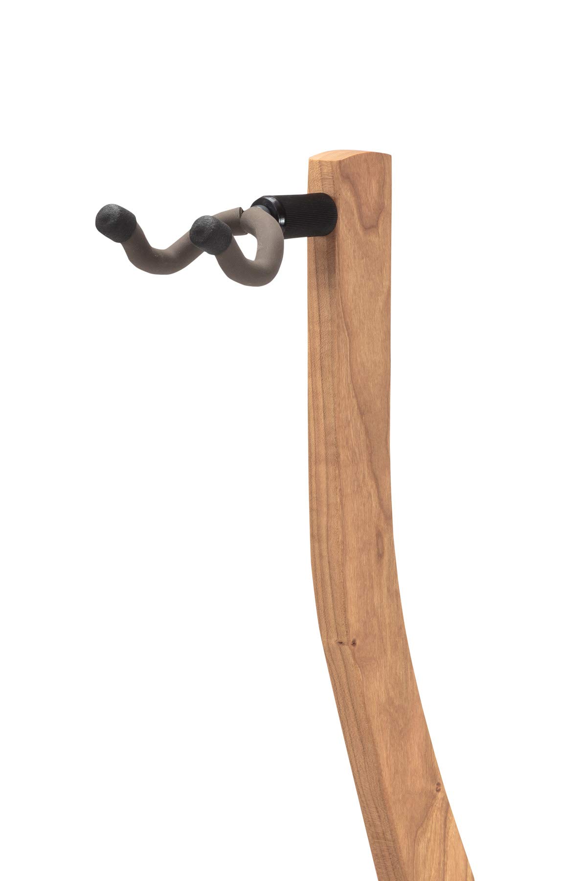 Zither Wooden Guitar Stand - Handcrafted Solid Walnut Wood Floor Stands Best for Acoustic, Electric and Classical Guitars, Made in USA
