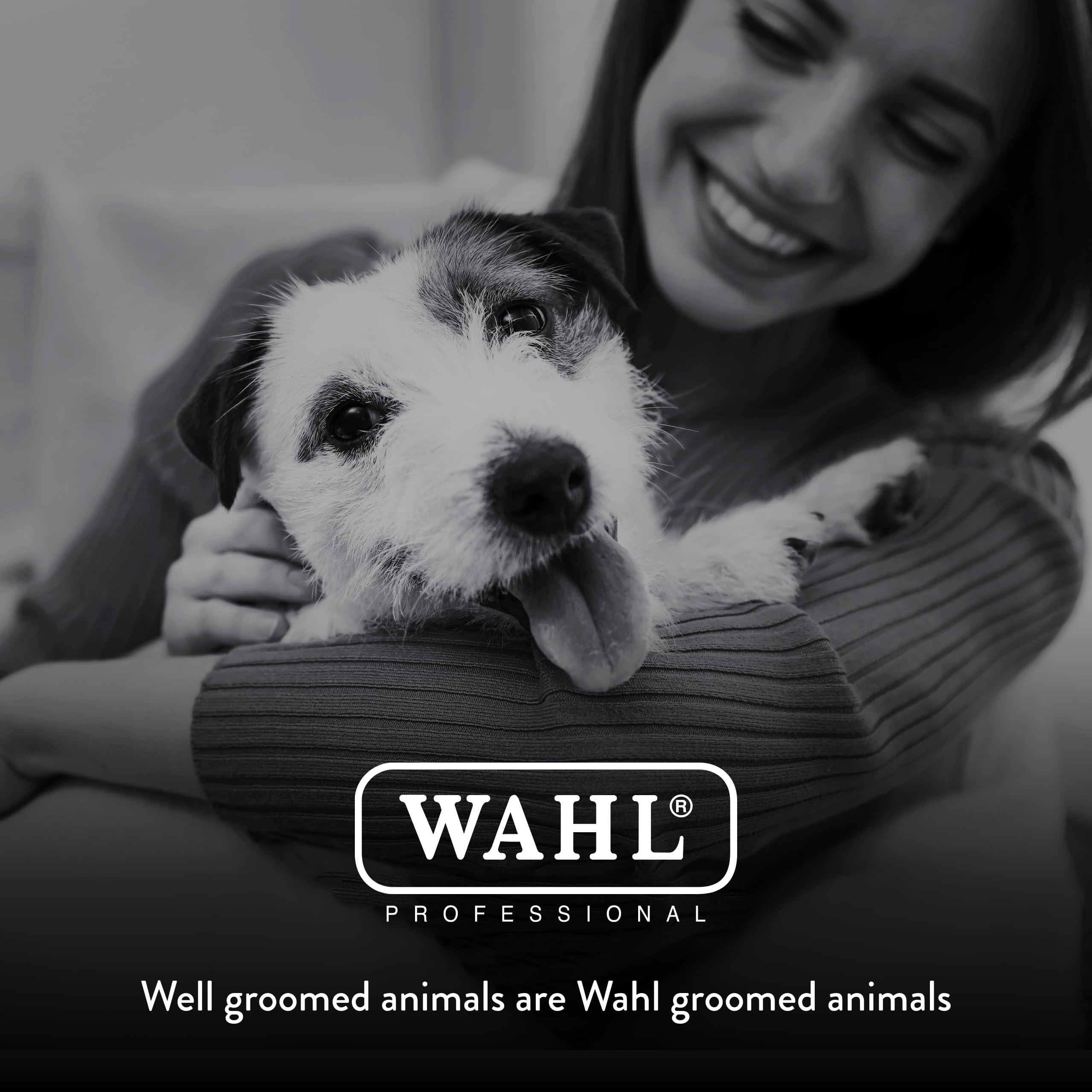 Wahl Professional Animal Bravmini+ Pet, Dog, Cat, & Horse Cordless Trimmer Kit - Purple