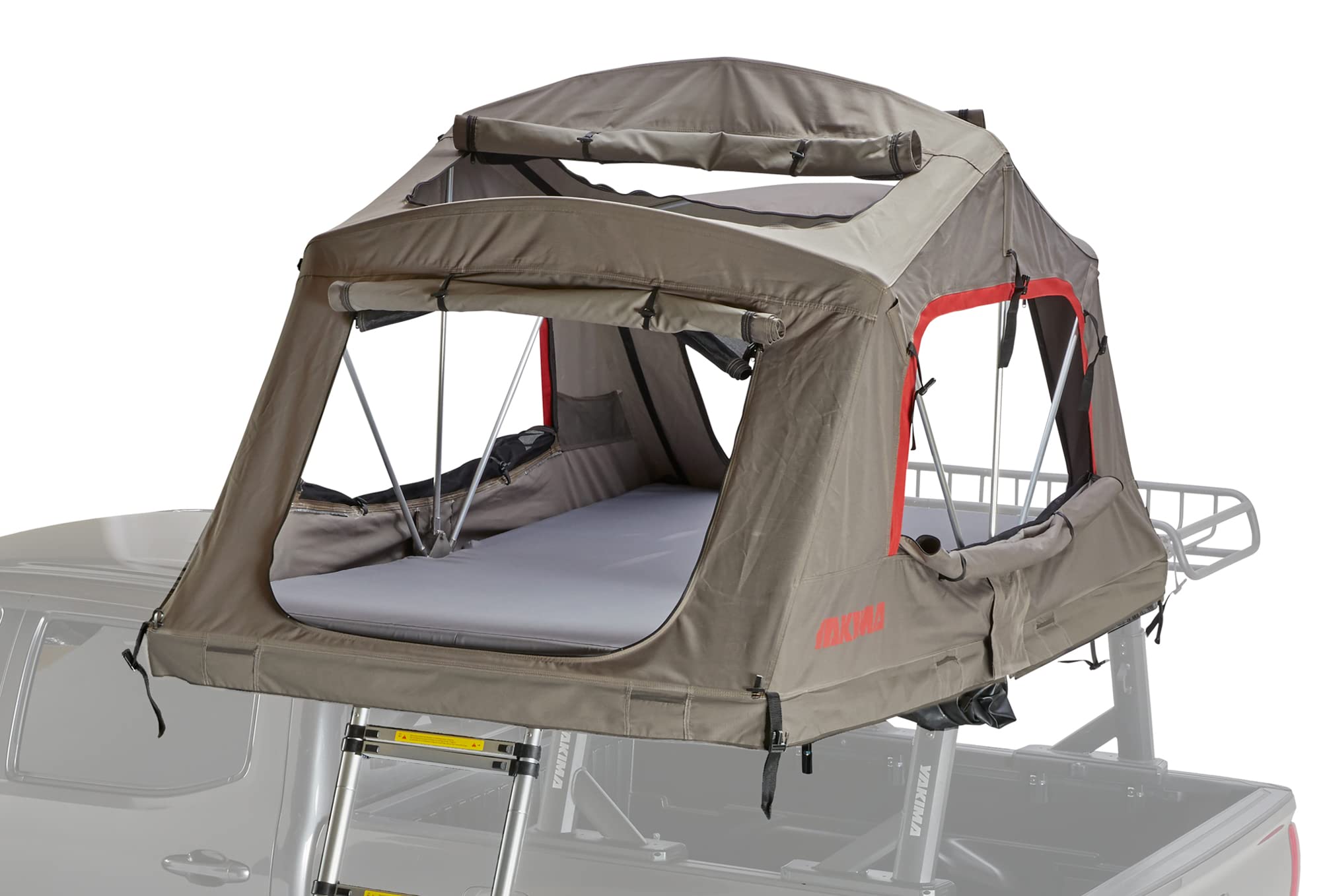 YAKIMA, SkyRise HD, Rooftop Tent, Small, Tan/Red