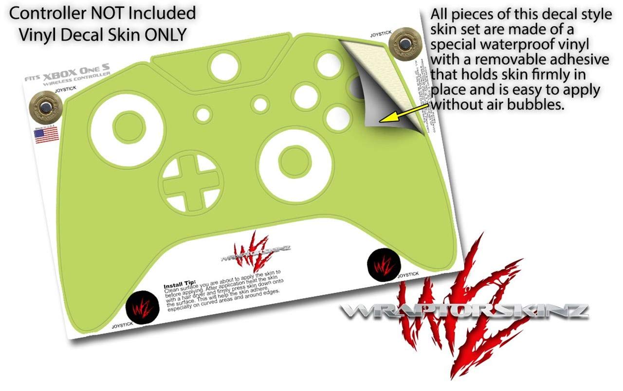 WraptorSkinz Decal Vinyl Skin Wrap compatible with XBOX One S/X Controller - Solids Collection Sage Green (CONTROLLER NOT INCLUDED)